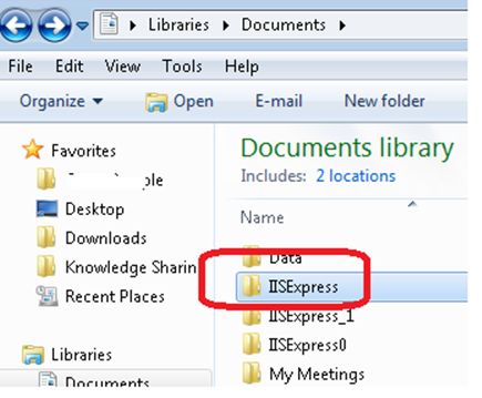 Basics of IISExpress